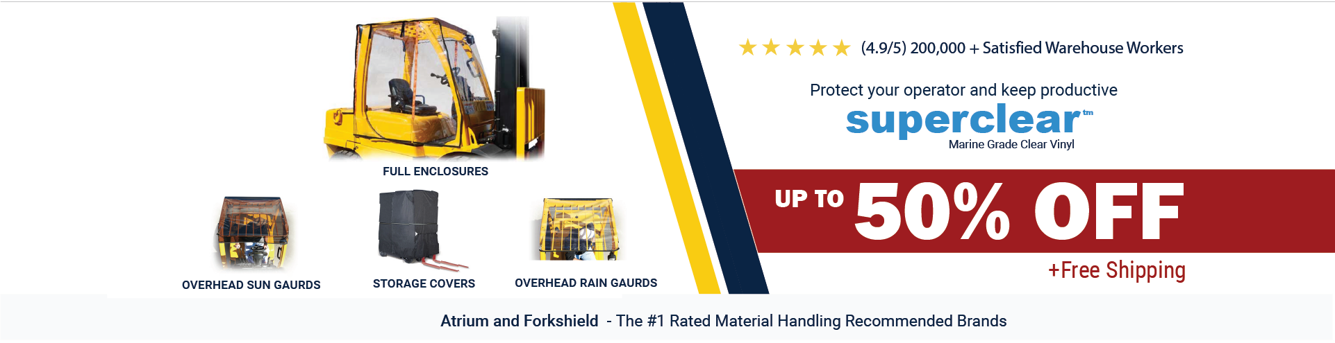 Forklift Covers | Forklift Enclosures | National Forklift Covers